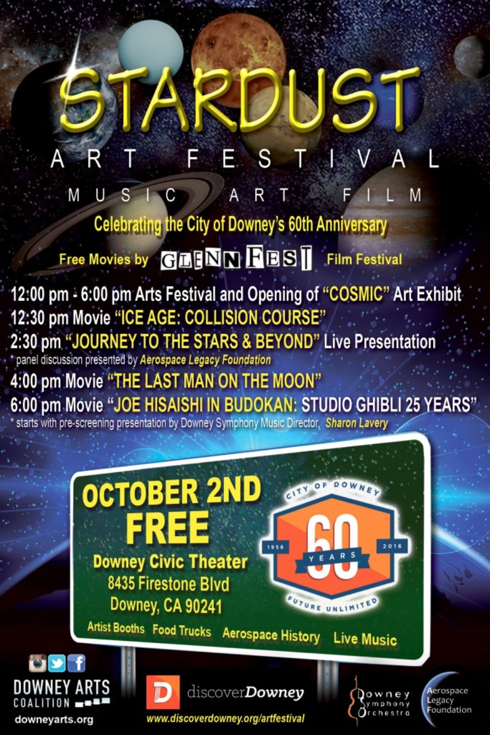 Stardust Art Festival October 2nd – Downey Arts Coalition